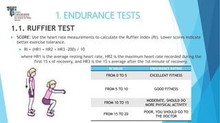 Fitness test | PPTX