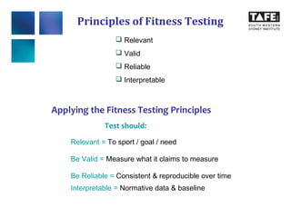 Fitness testing | PPT