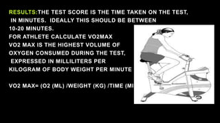 Fitness testing for athletics part one | PPTX