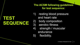 Fitness testing for athletics part one | PPTX