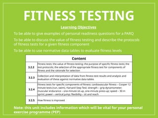 9fitness_testing.pptx physical education | PPT