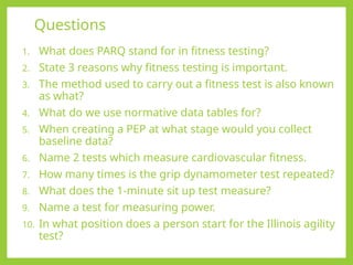 9fitness_testing.pptx physical education | PPT