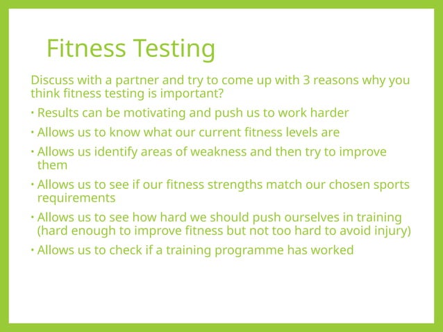 9fitness_testing.pptx physical education | PPT
