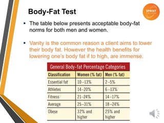 Fitness Testing And Assessment | PPT