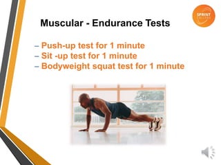 Fitness Testing And Assessment | PPTX