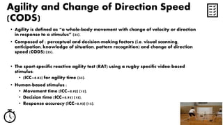 Fitness testing battery in rugby league | PDF