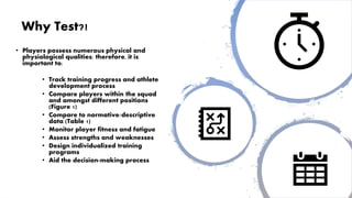 Fitness testing battery in rugby league | PDF