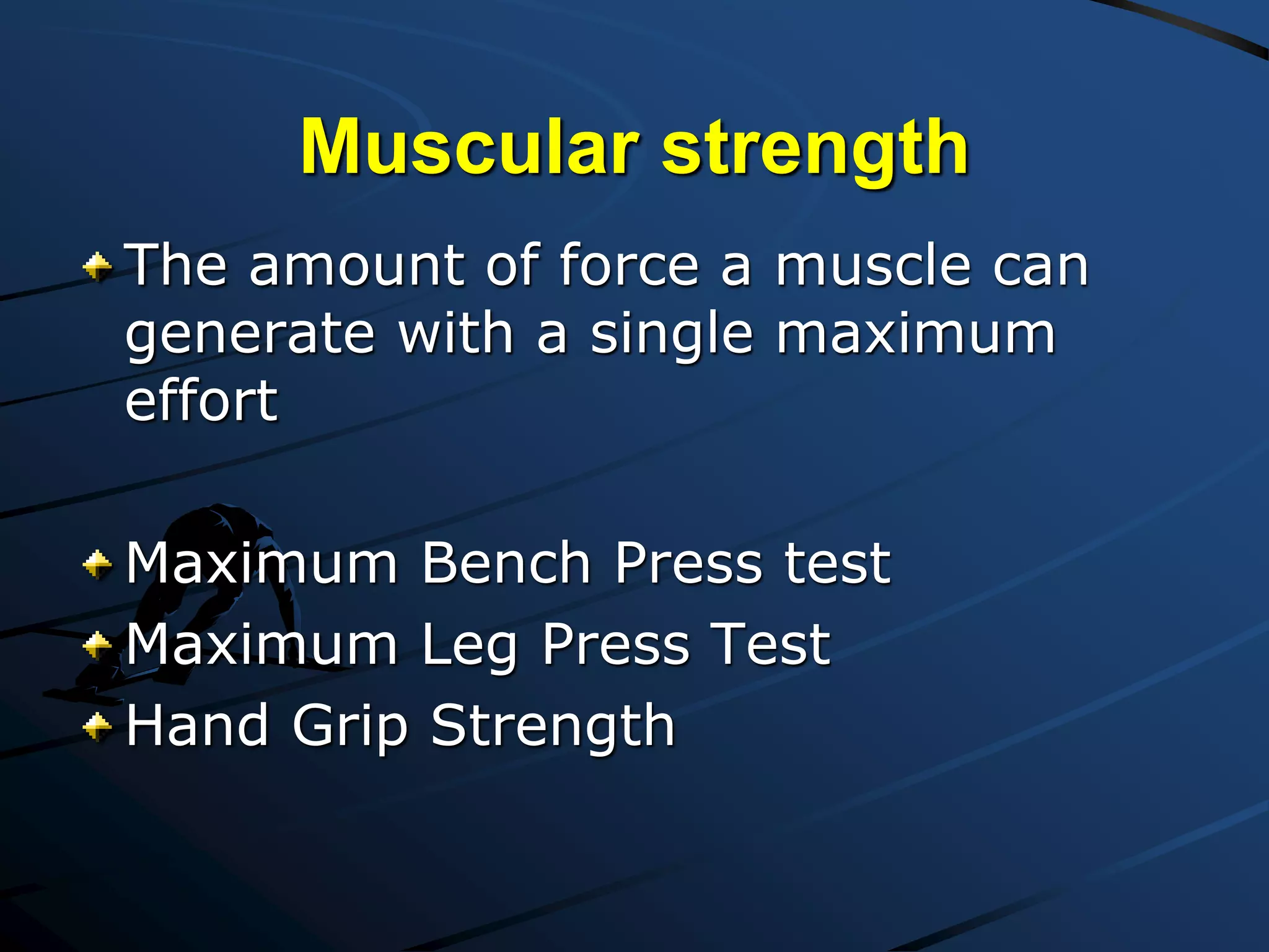 Fitness testing in sports | PPT