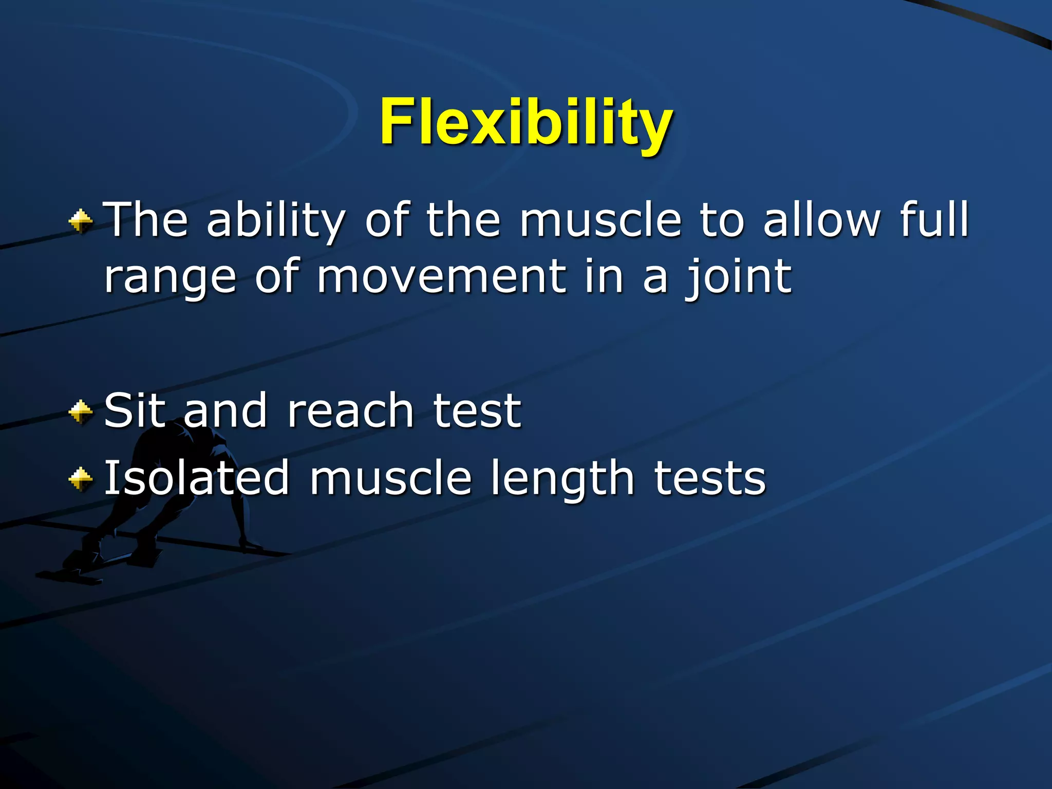 Fitness testing in sports | PPT