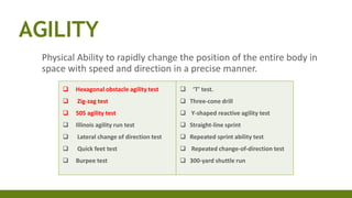 Fitness testing Part = 2 / skill related physical fitness | PPTX ...