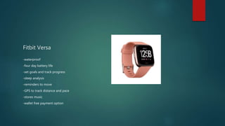Fitness trackers powerpoint | PPT
