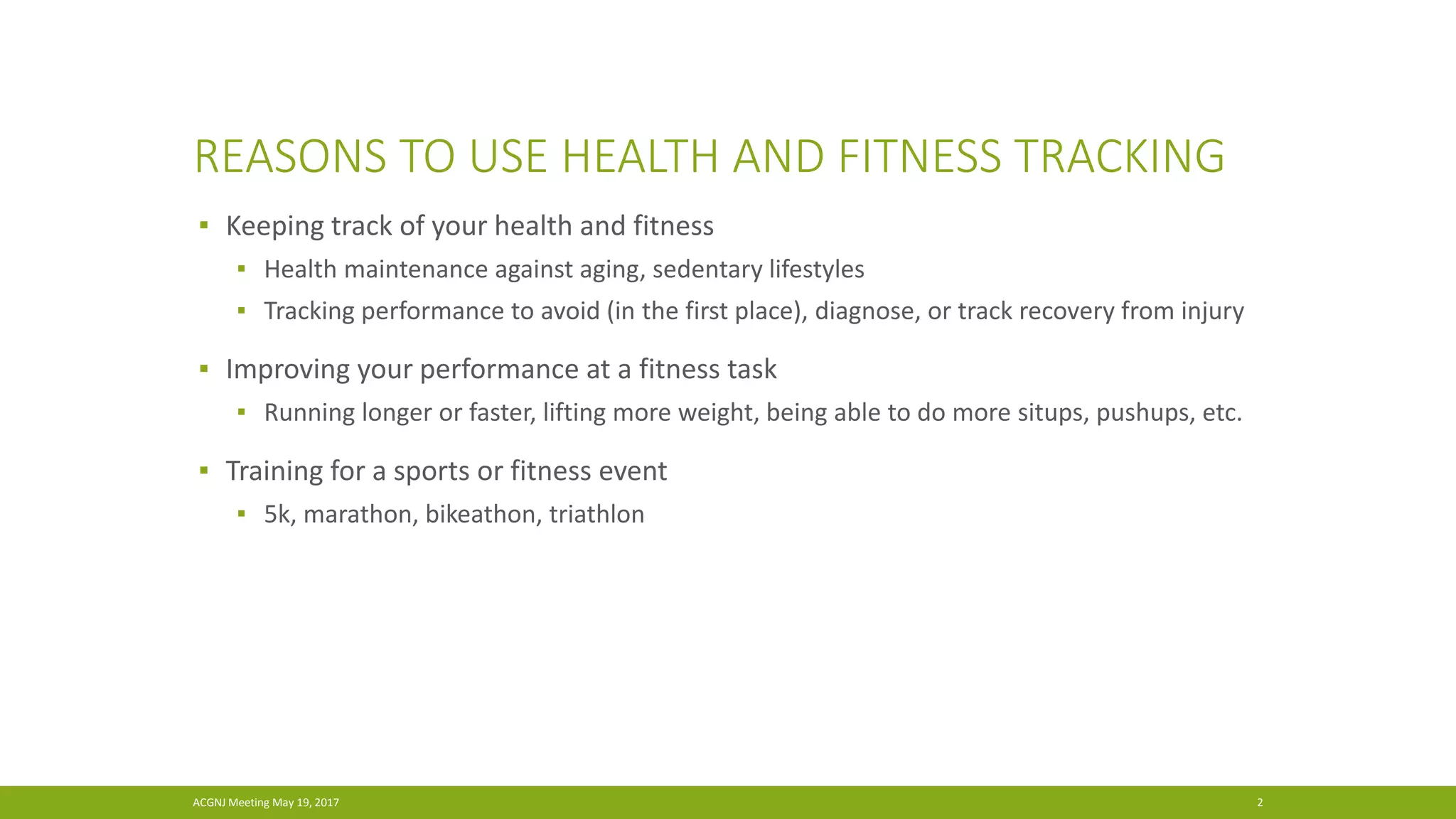 Fitness Tracking Systems | PPTX