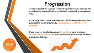 Fitness Training Principles | PPTX