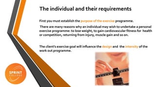 Fitness Training Principles | PPTX