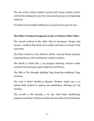 Fitness video vibes | PDF