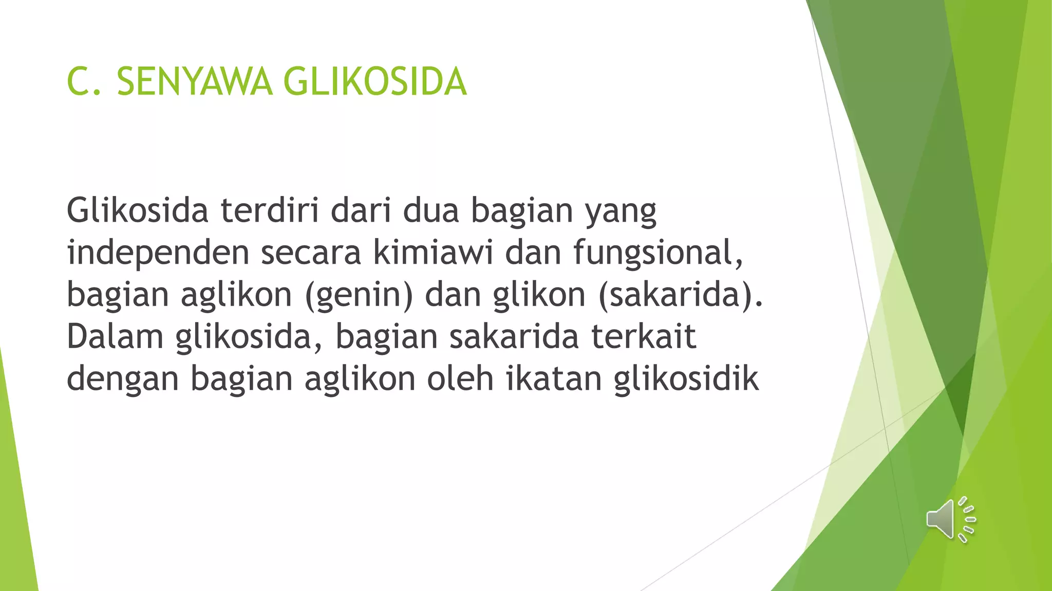 Fitokimia - Glikosida | PPTX