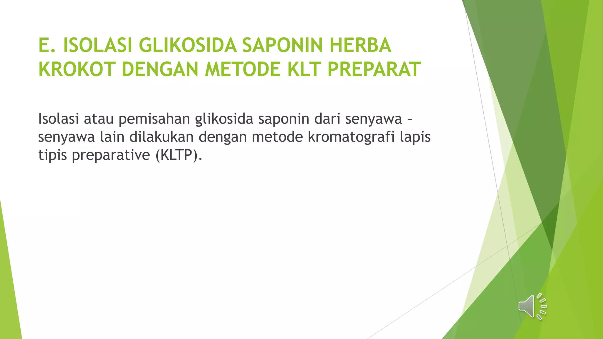 Fitokimia - Glikosida | PPTX