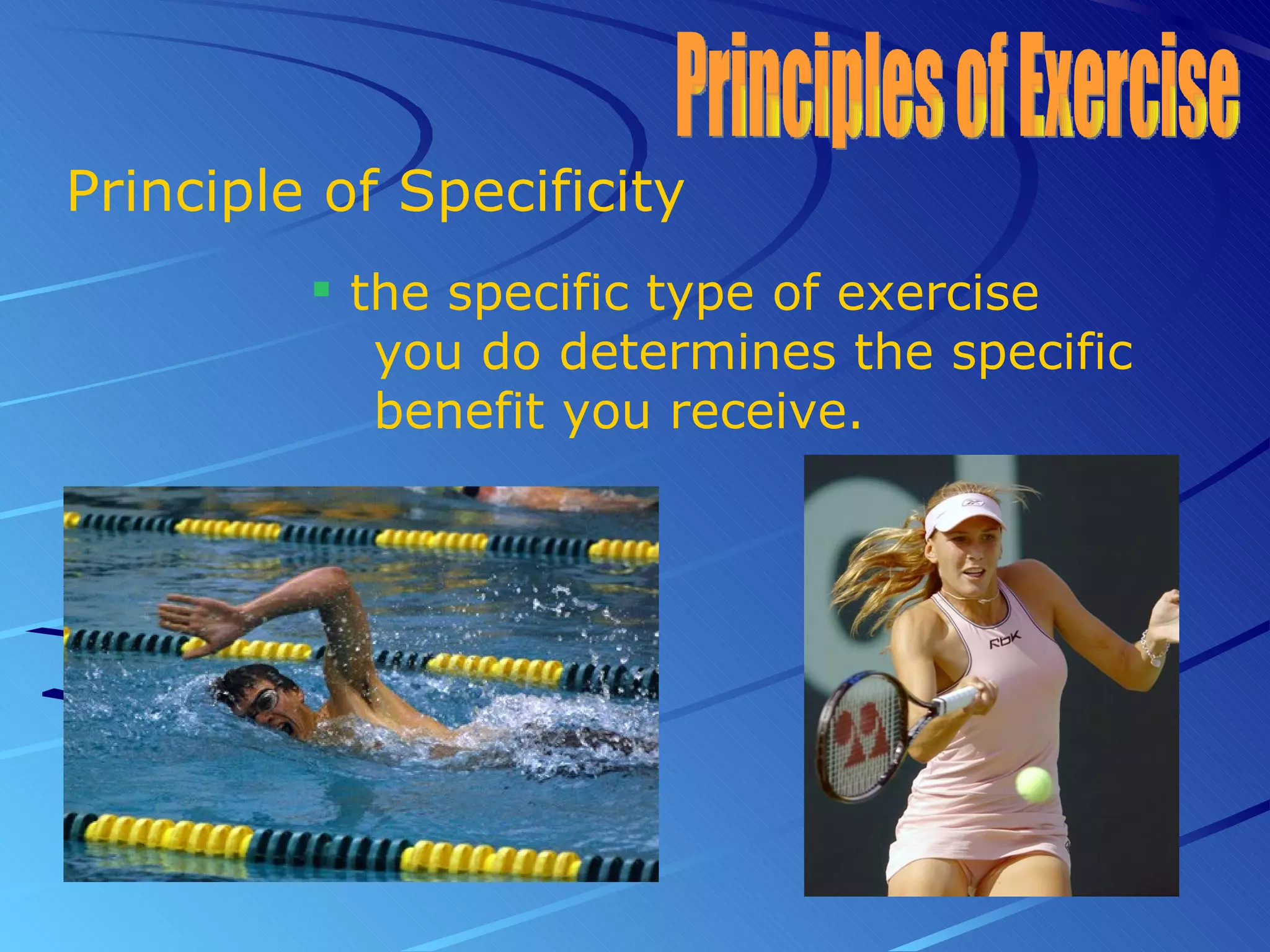 Training Principles of Exercise | PPT