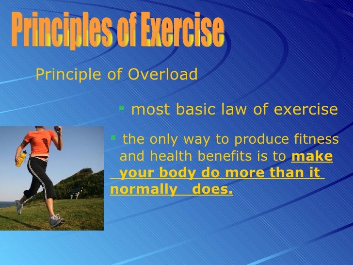 Training Principles Of Exercise
