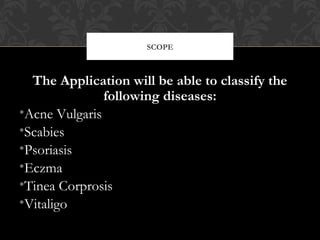 skin disease classification | PPT