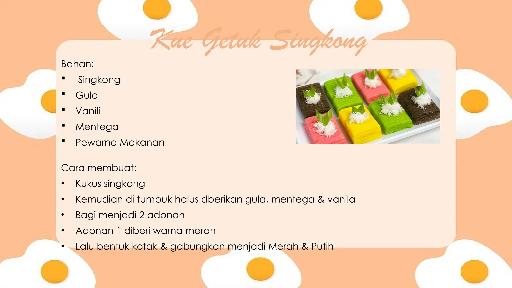 menu dan ingredients makanan dari bahan kacang kacangan.pptx