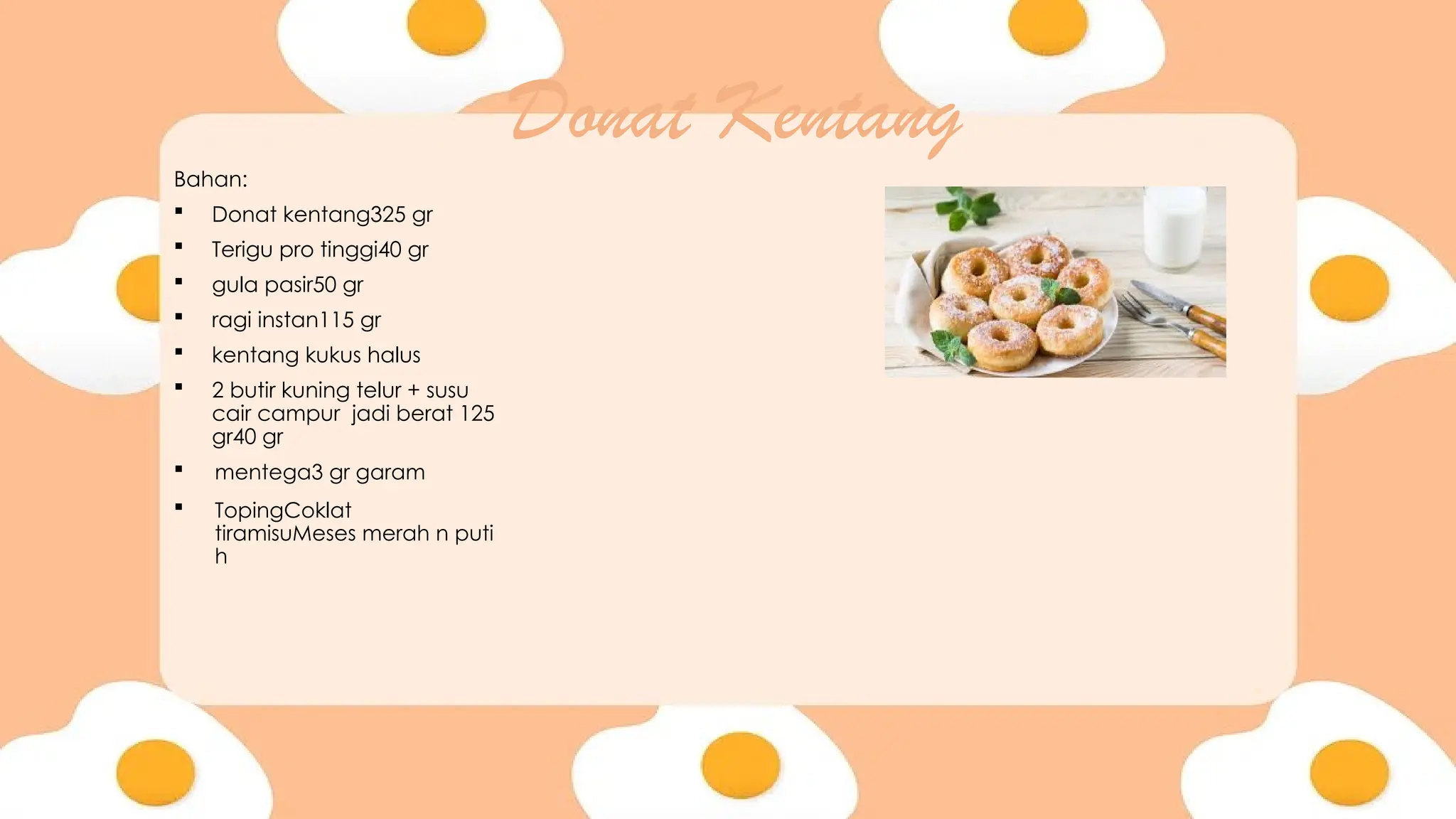 menu dan ingredients makanan dari bahan kacang kacangan.pptx