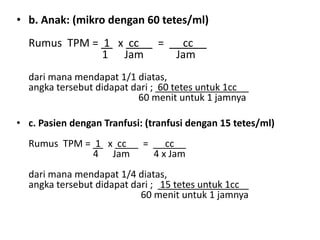 Fitriani pemasangan infus | PPTX