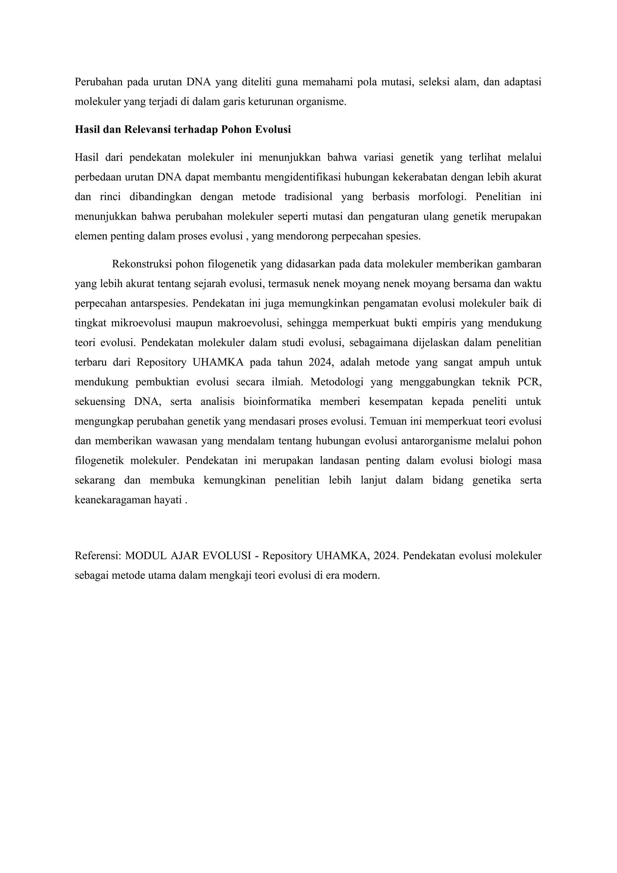 essay evolusi konvergensi bukti paleontologi | DOCX