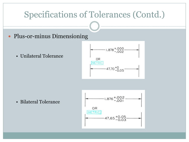 Fits and tolerances in engineering | PPTX | Physics | Science