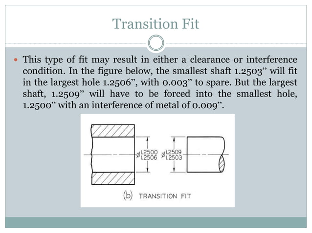 Fits and tolerances in engineering | PPTX | Physics | Science