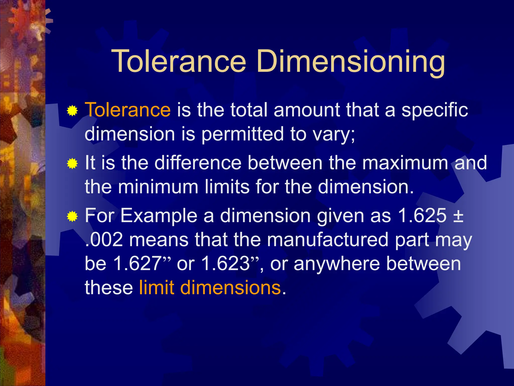 Fits & Tolerances.ppt presentation. Design of machine | PPT