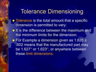 Fits & Tolerances.ppt presentation. Design of machine | PPT