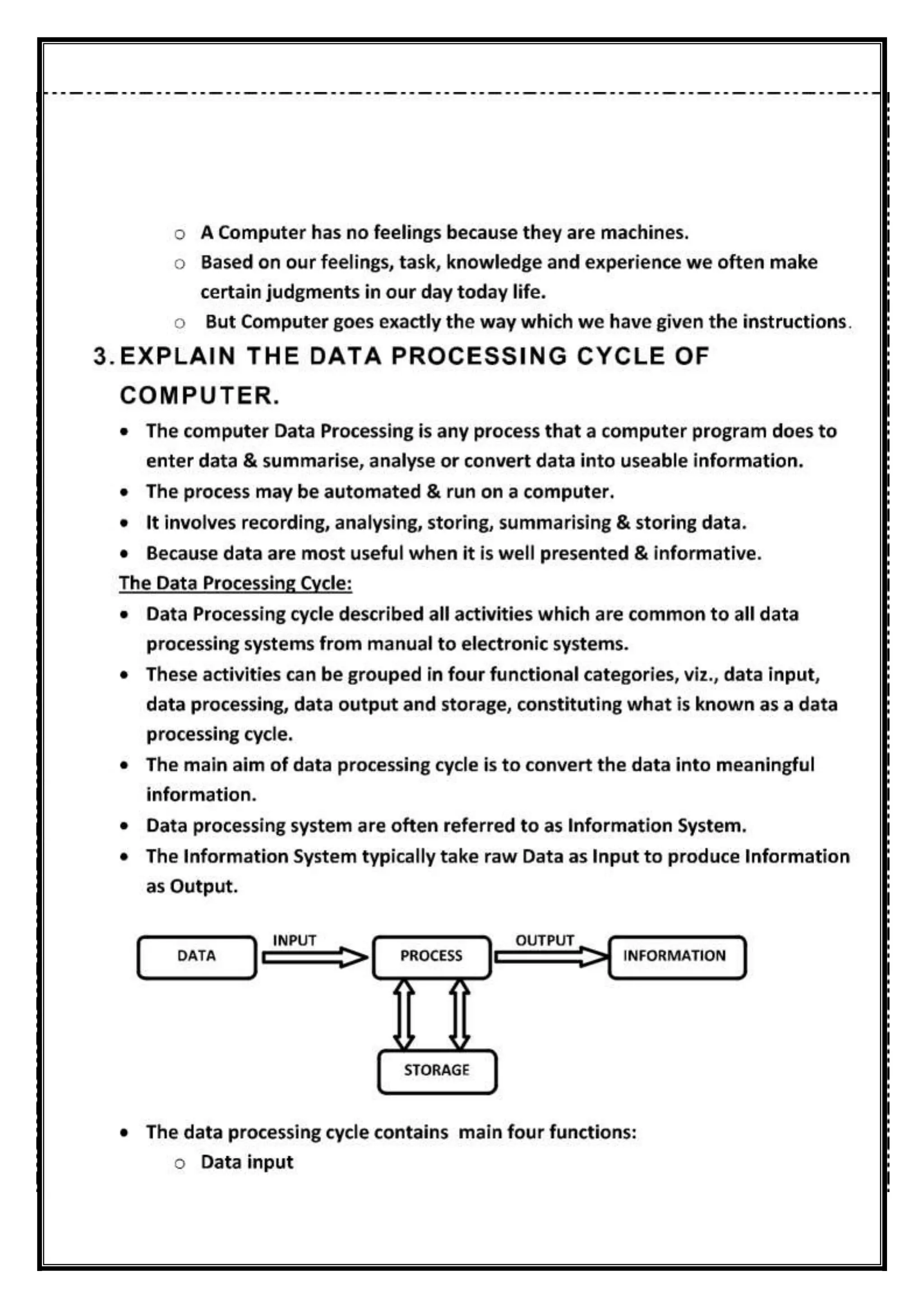 Fundamentals of Information Technology study Material | PDF