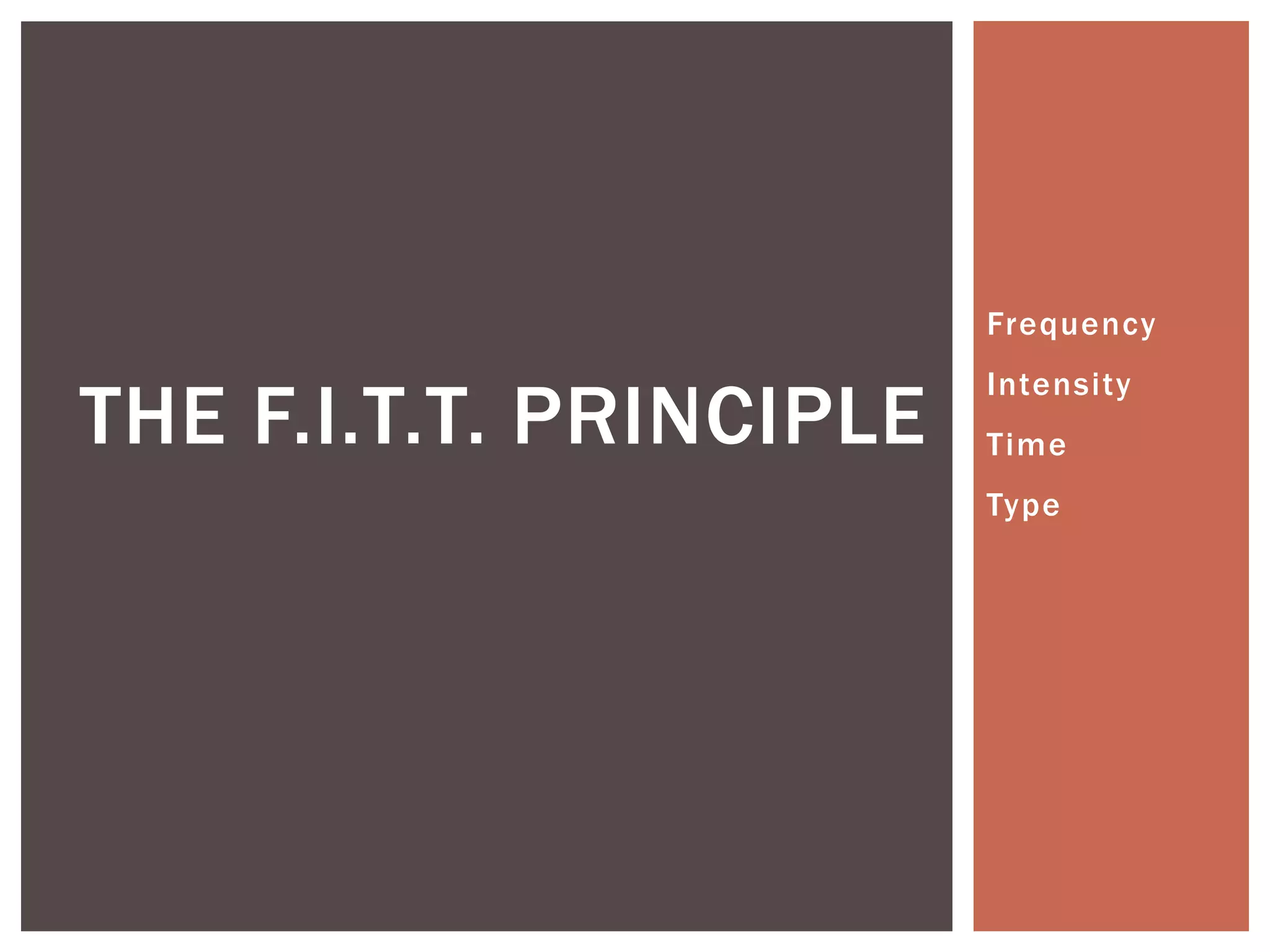 F.I.T.T. Principle | PDF