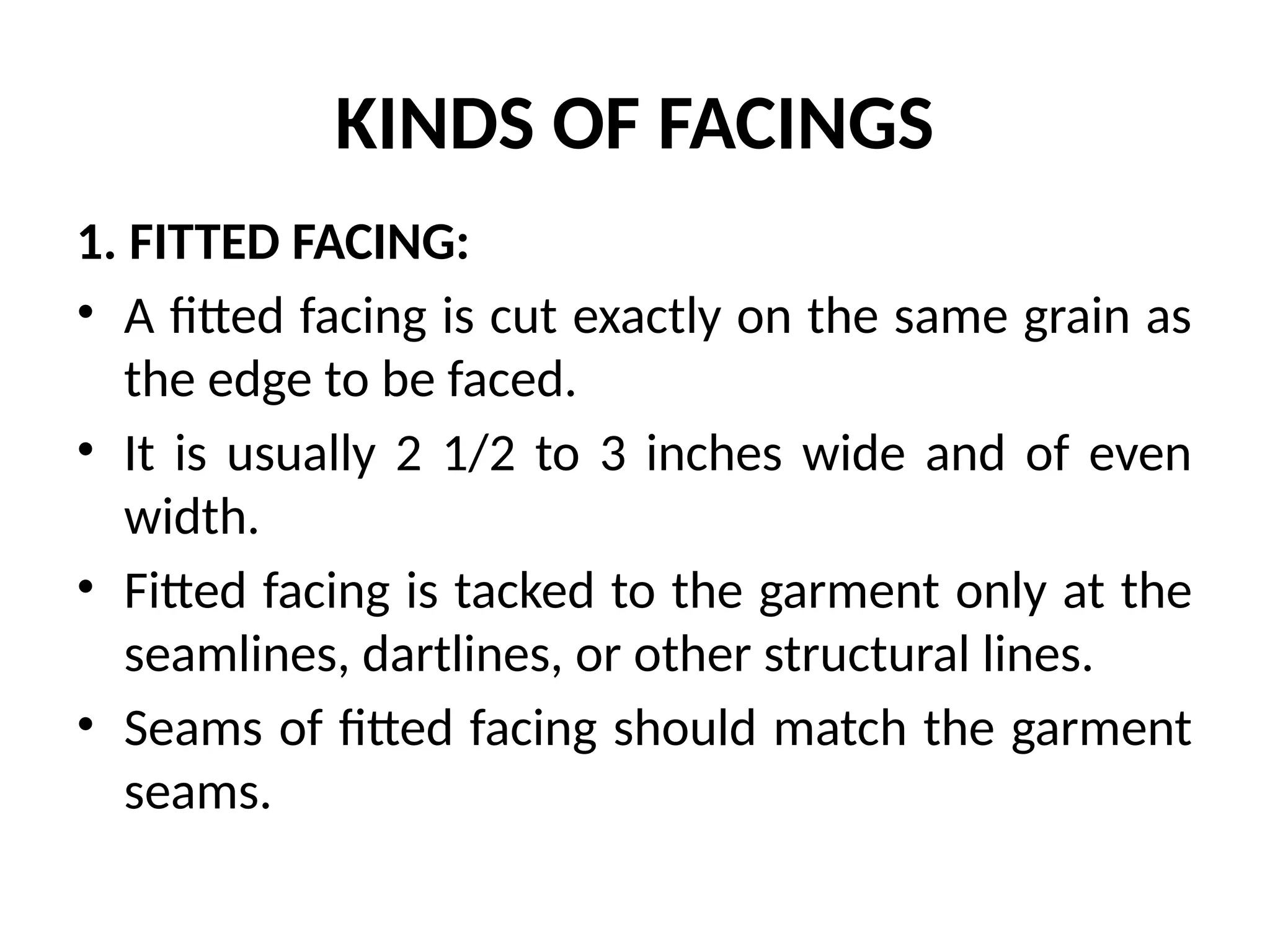 FittedandBiasFacingFittedandBiasFacingpp | PPTX