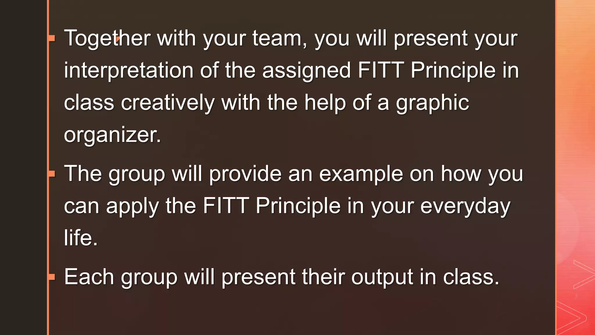 FITT Goals based on Training Principles | PPTX