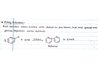 Fittig Reaction | PDF
