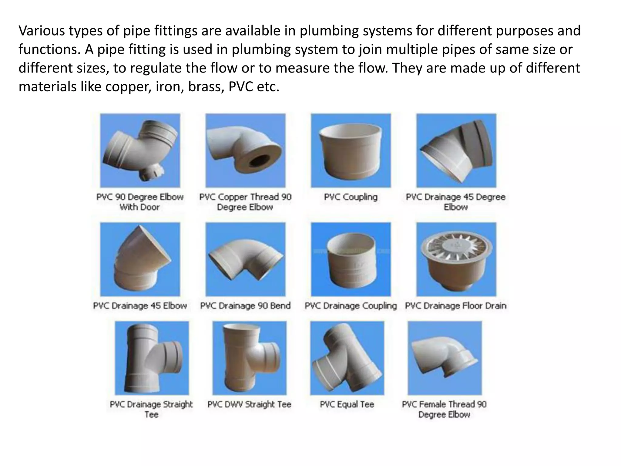 Fitting and fixtures | PDF