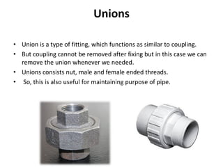 Fitting and fixtures | PDF