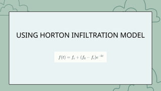 Fitting Infiltration Models to Infiltration using Excel (1).pptx