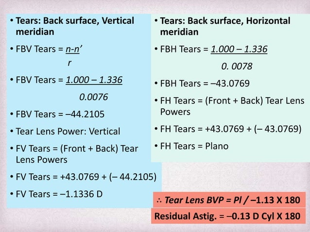 Fitting Philosophies and Assessment of Spherical RGP lenses | PPTX ...