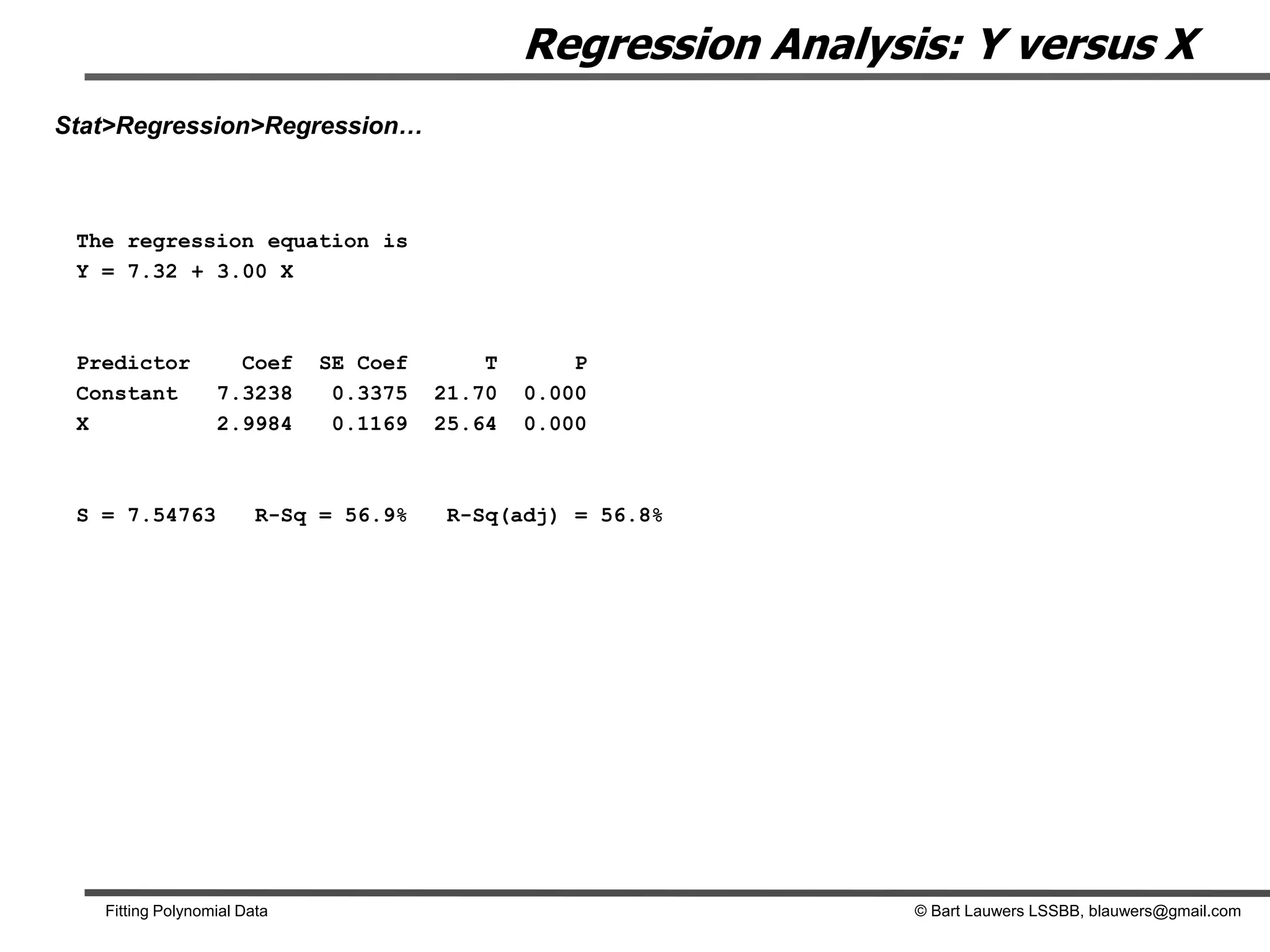 Fitting polynomial data | PPTX
