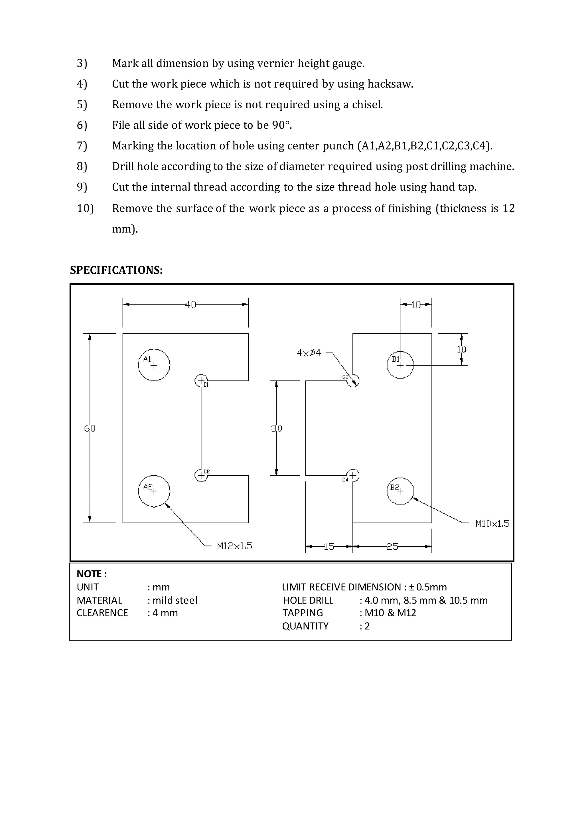 Fitting project Rubric | DOCX