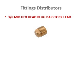 Fittings Distributors | PPT