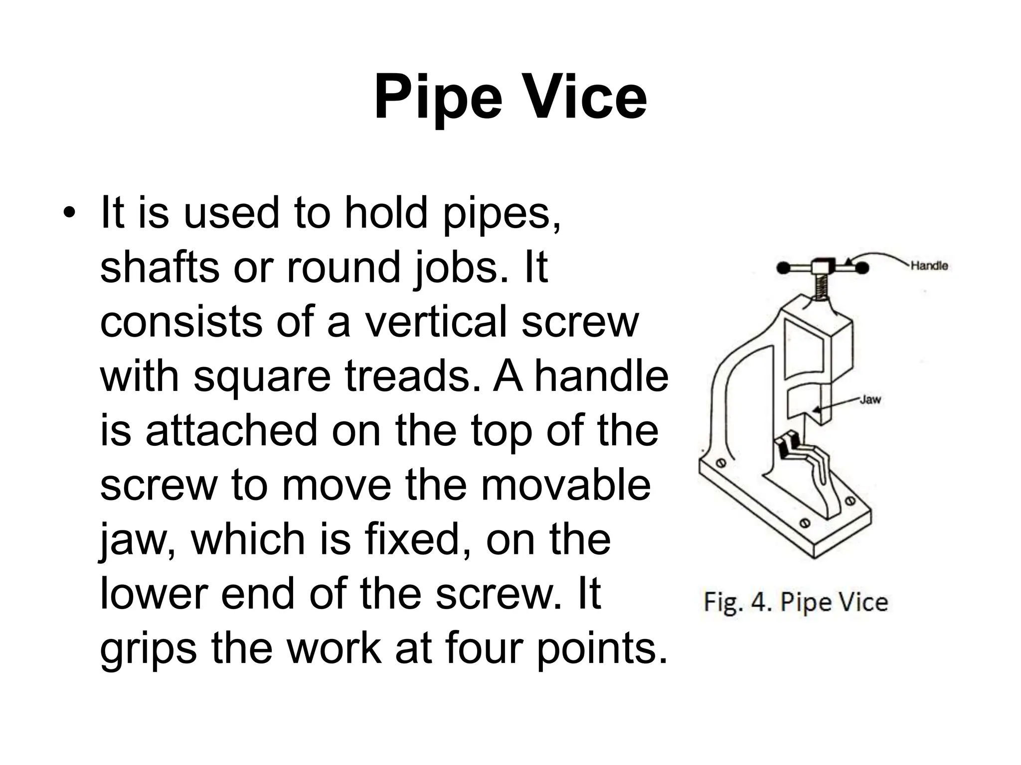 fitting shop and tools used in fitting shop .ppt