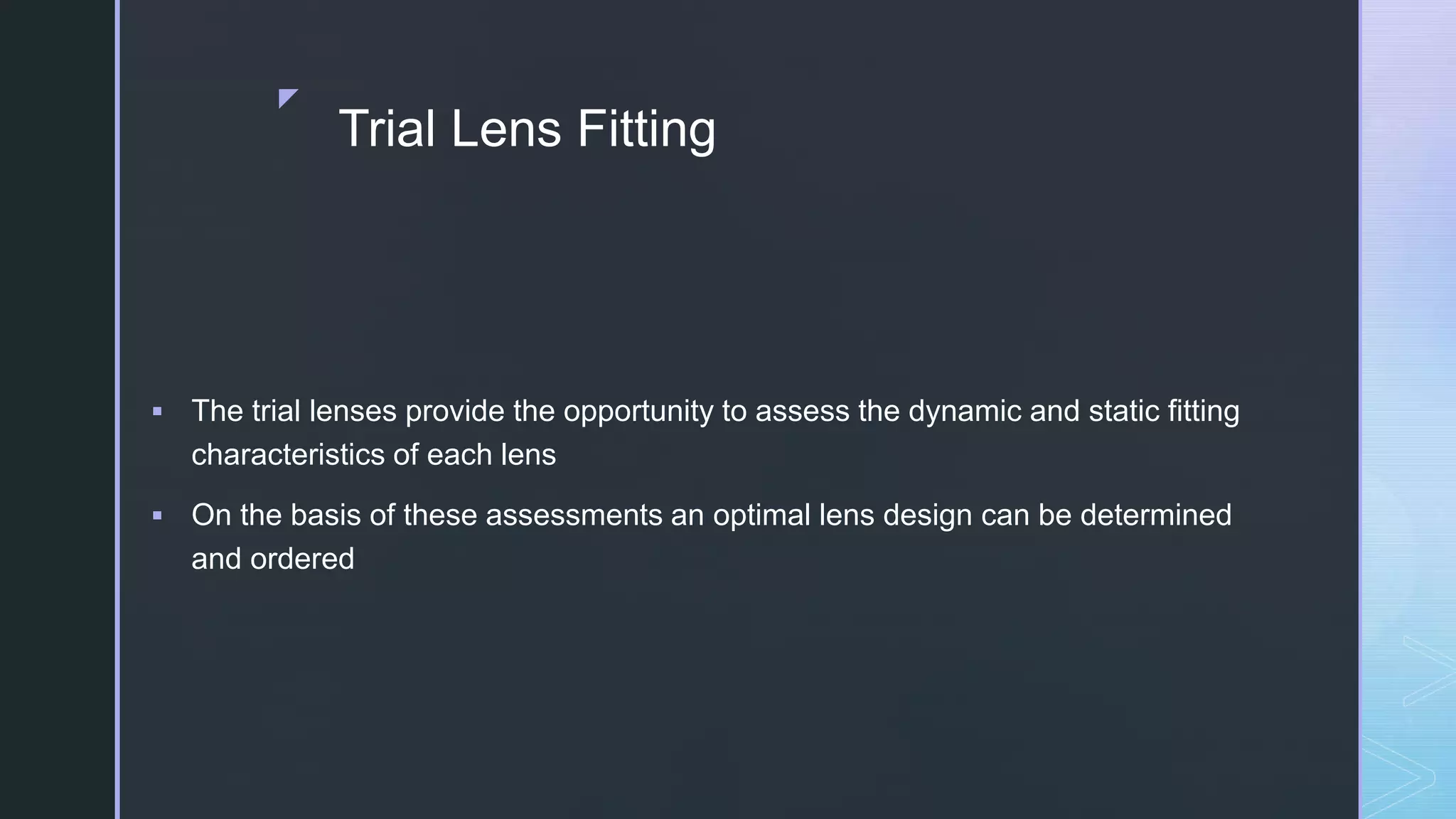 FITTING SPHERICAL RIGID GAS PERMEABLE CONTACT LENS | PPTX
