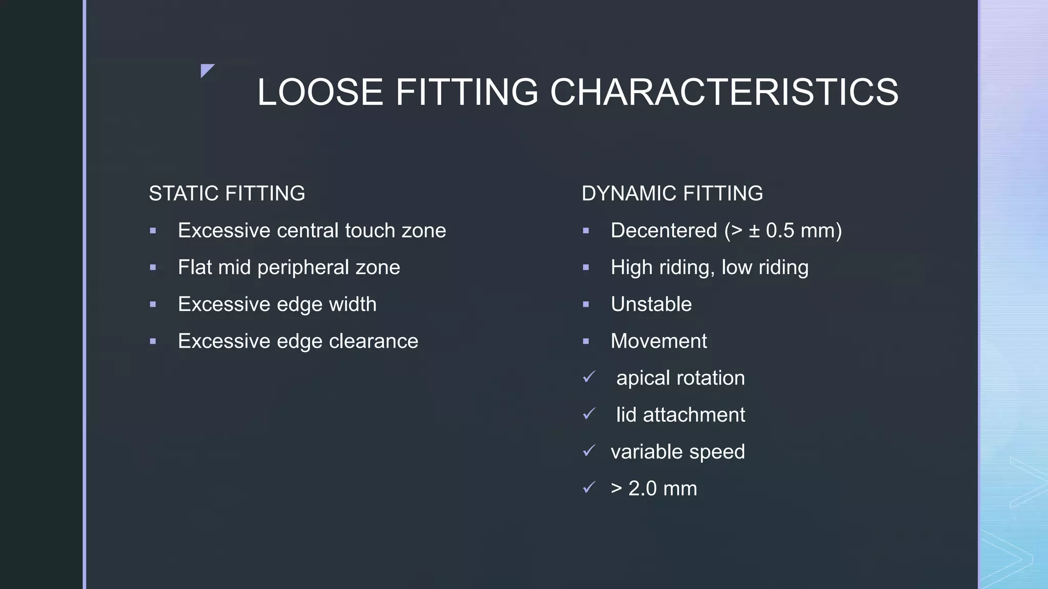 FITTING SPHERICAL RIGID GAS PERMEABLE CONTACT LENS | PPTX