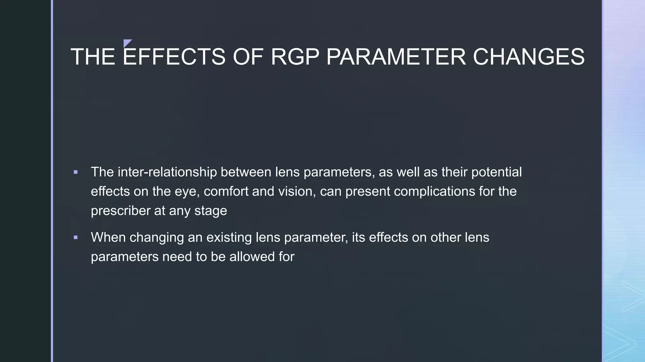 FITTING SPHERICAL RIGID GAS PERMEABLE CONTACT LENS | PPTX