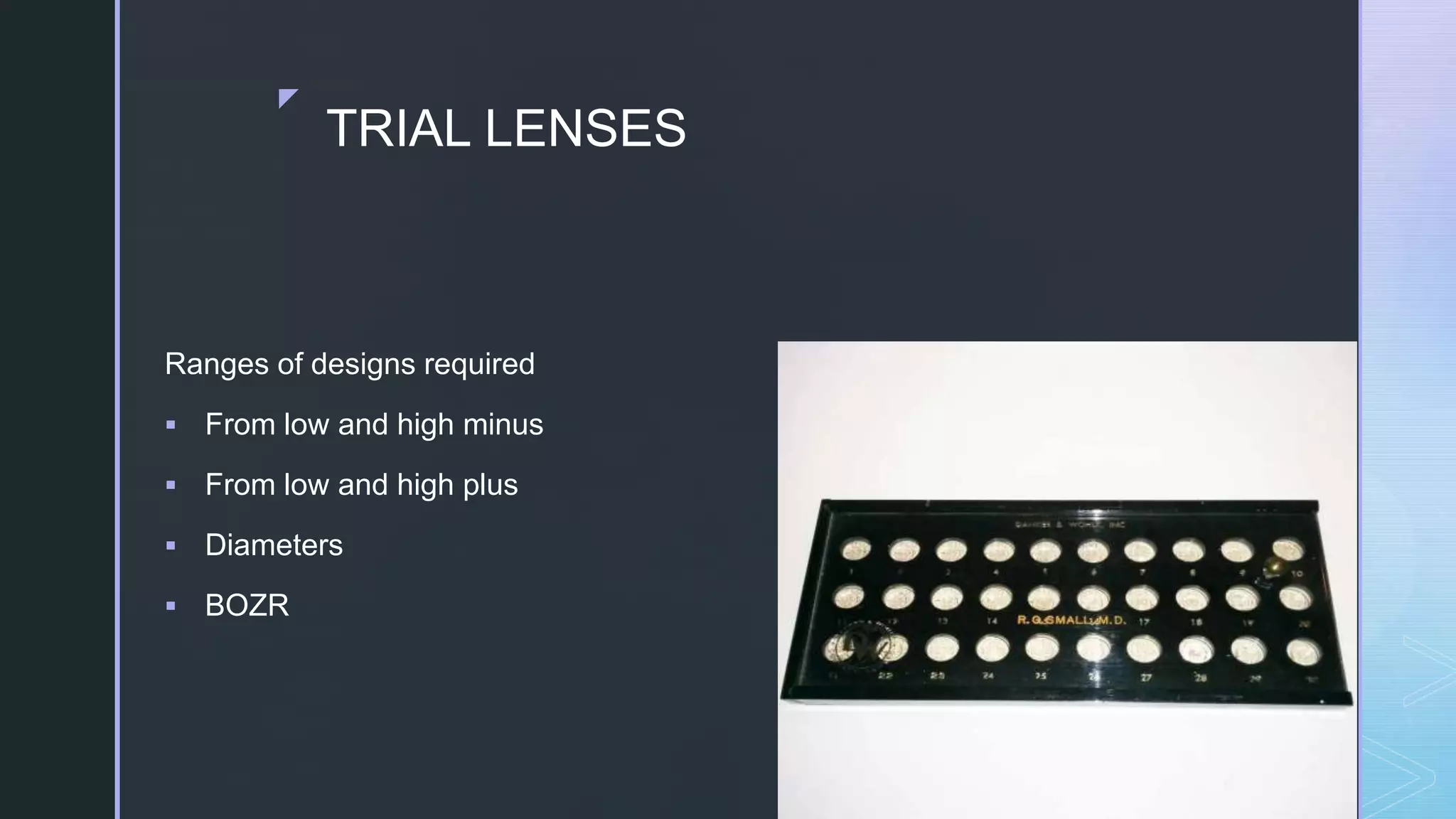 FITTING SPHERICAL RIGID GAS PERMEABLE CONTACT LENS | PPTX