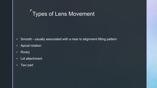 FITTING SPHERICAL RIGID GAS PERMEABLE CONTACT LENS | PPTX